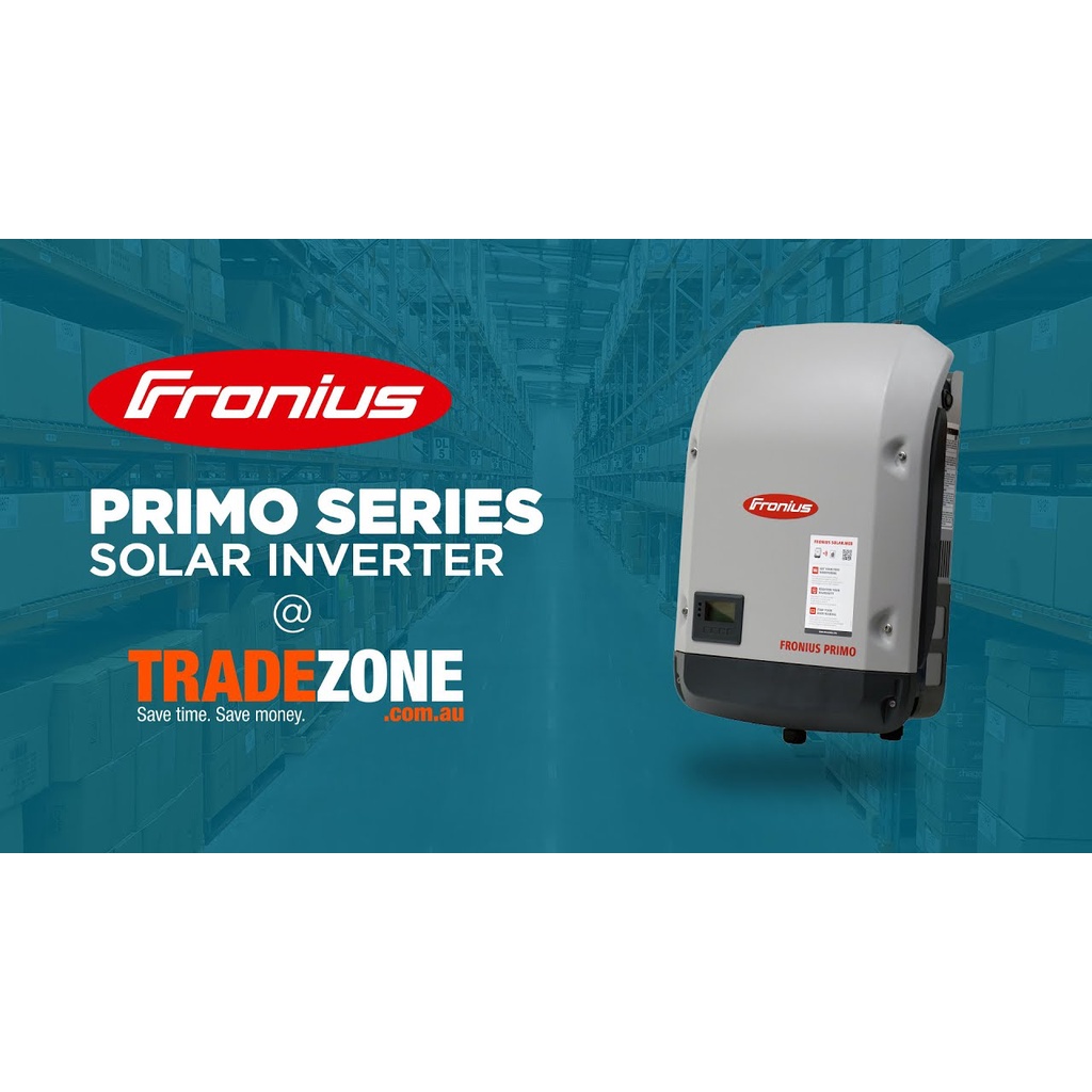 FRONIUS INVERTER PRIMO 6kW FULL C/W LCD AND MONITORING. Model: PRIMO 6. ...